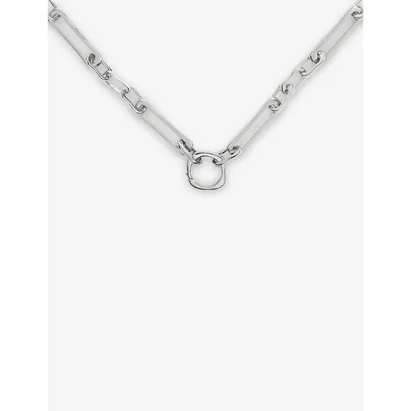 Monica Vinader Mv Alta™ Duo Charm Sterling- Necklace