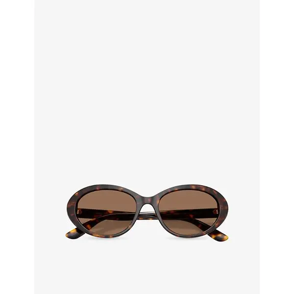 Dolce & Gabbana Dg4570 Oval-frame Acetate Sunglasses