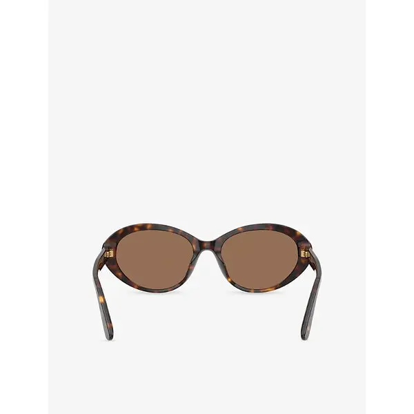 Dolce & Gabbana Dg4570 Oval-frame Acetate Sunglasses