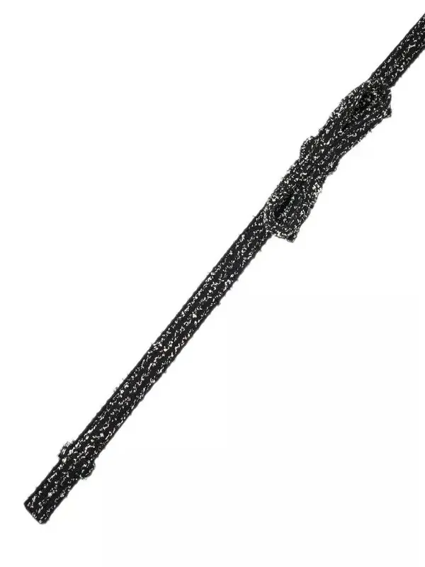 Carolina Herrera Tweed Bow Belt