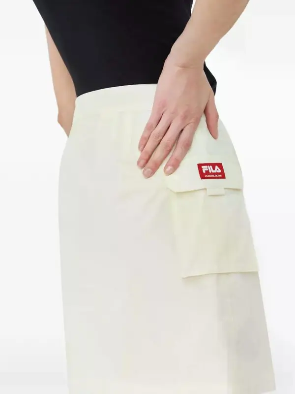 FILA Patch-pocket Zip-up Mini Skirt
