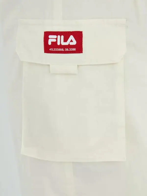 FILA Patch-pocket Zip-up Mini Skirt