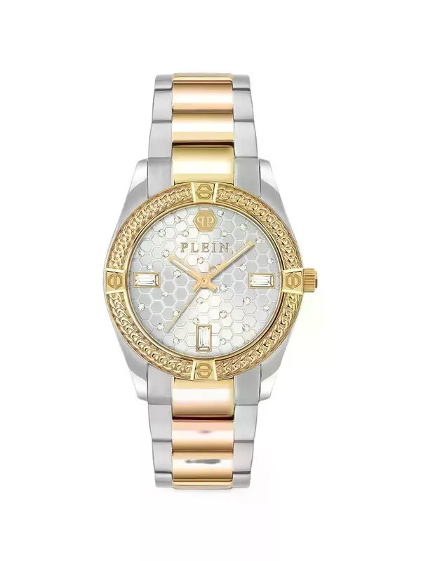 Philipp Plein Plein Icon Chain 36mm Watch - Silver