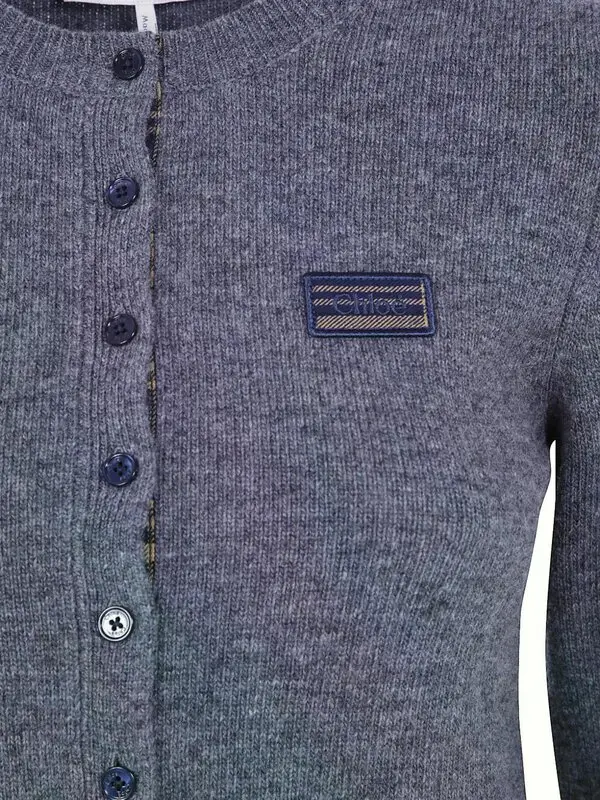 Chloé Logo-patch Button-down Cardigan