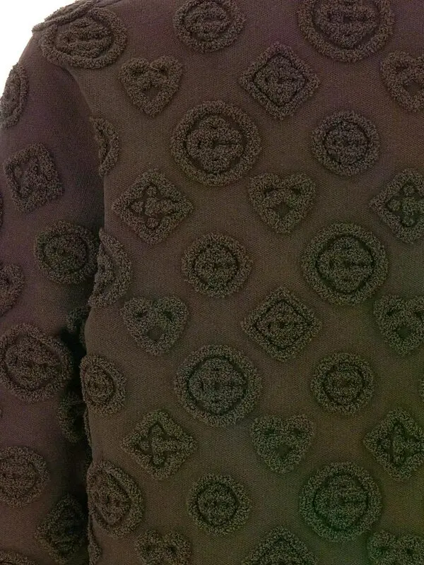 Casablanca Monogram-texture Sweater