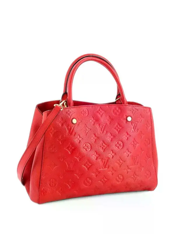 LOUIS VUITTON Montaigne Handbag Monogram Empreinte Leather Mm Satchel