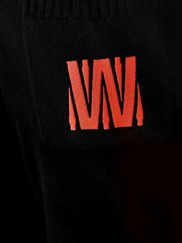 WRSTBHVR Nerian Logo-embroidered Knitted Trousers