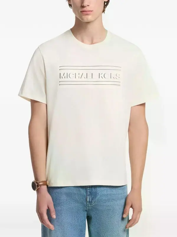 Michael Kors Graphic Logo Cotton Jersey T-shirt