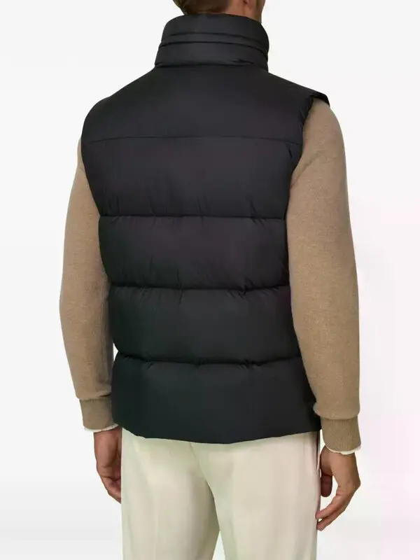 Boggi Milano Gilet In Goose Down Technical Fabric
