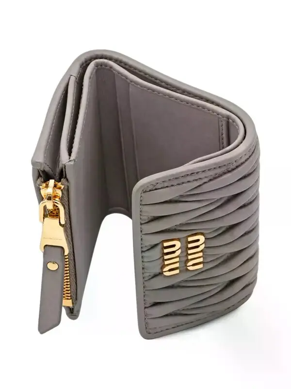 Miu Miu Matelassé Nappa Leather Small Wallet