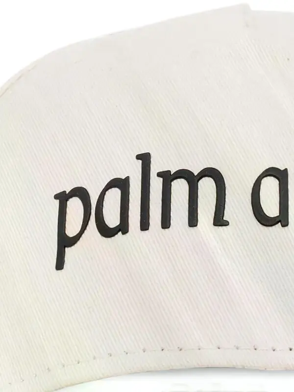 Palm Angels Logo-print Curved-peak Cap