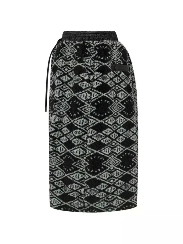 STUDIO TOMBOY Geometric-pattern Fleece Shorts
