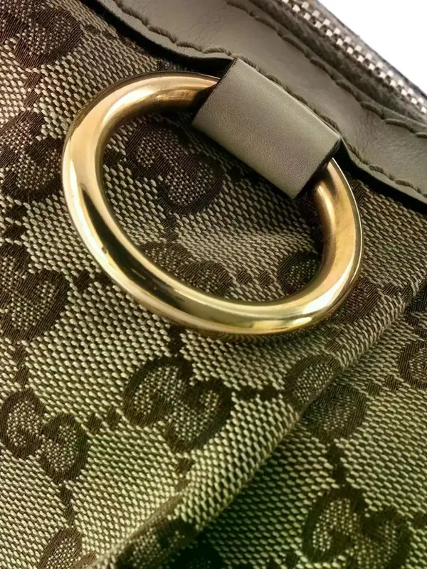 Gucci Sukey Gg Canvas With Leather Medium Hobo Bag - Brown