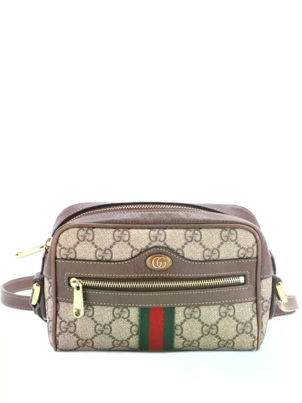 Gucci Ophidia Shoulder Bag Gg Coated Canvas Mini Crossbody Bag
