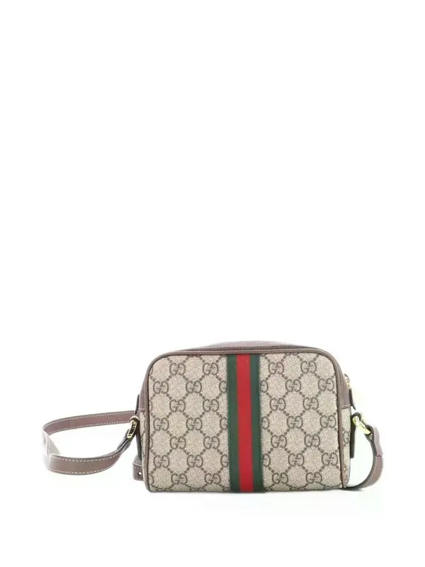 Gucci Ophidia Shoulder Bag Gg Coated Canvas Mini Crossbody Bag