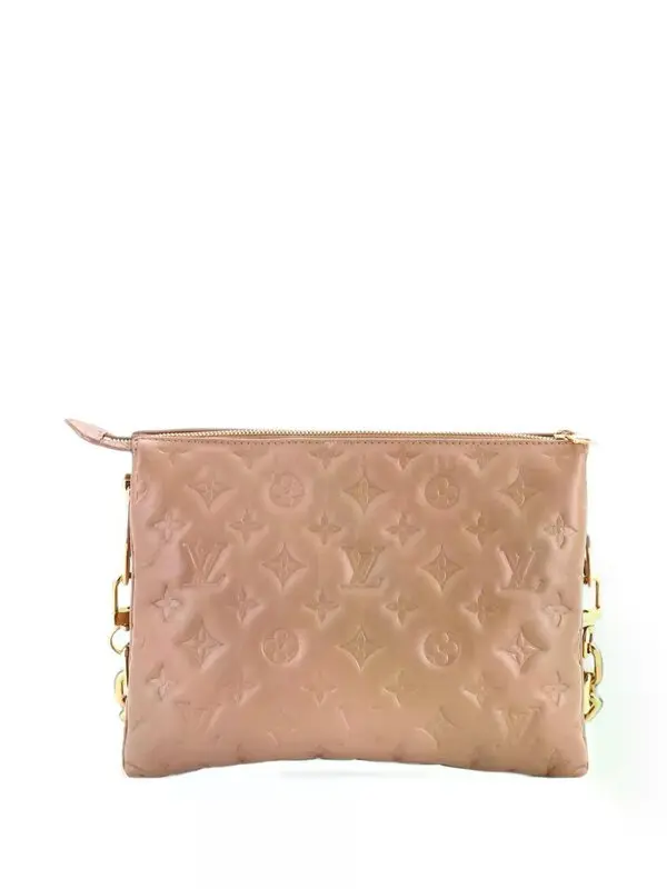 LOUIS VUITTON Coussin Bag Monogram Embossed Lambskin Pm Crossbody Bag