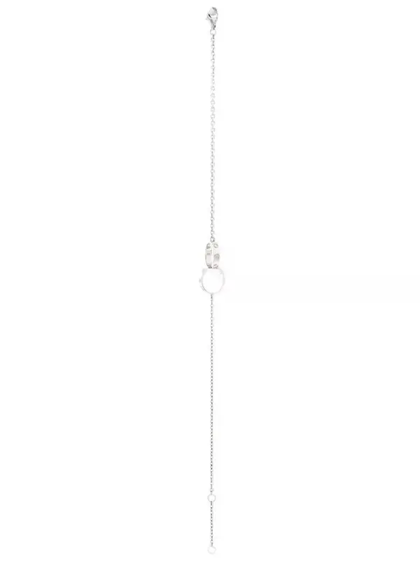 Cartier Love Interlocking 18k White Gold Bracelet