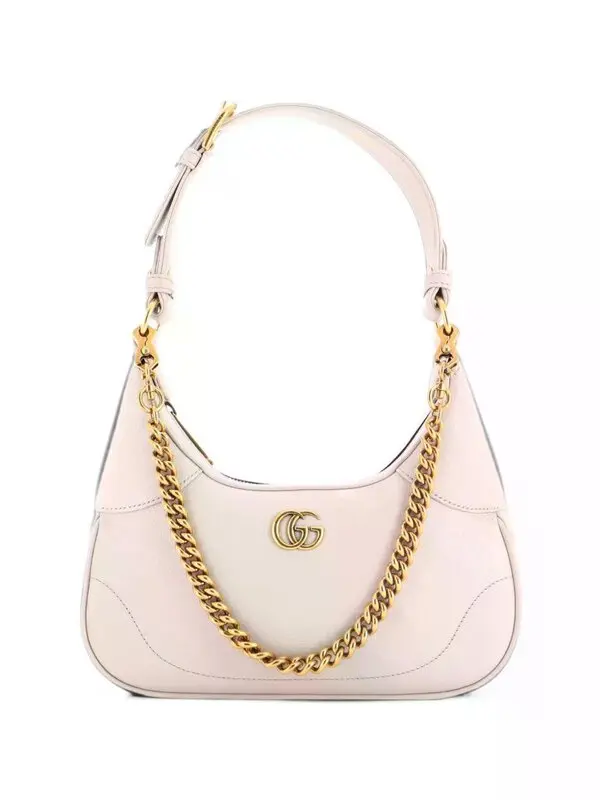 Gucci Aphrodite Zip Shoulder Bag Leather Small Hobo Bag