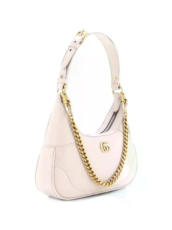 Gucci Aphrodite Zip Shoulder Bag Leather Small Hobo Bag