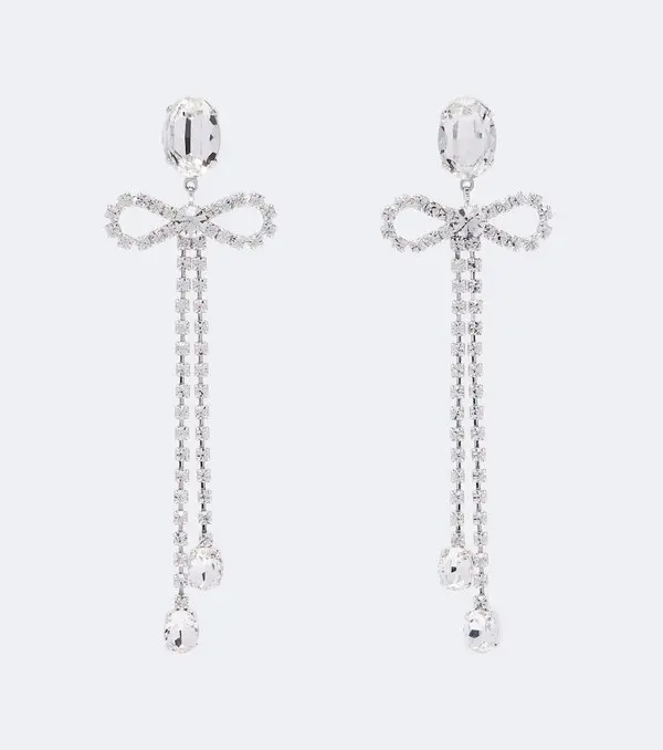 Magda Butrym Crystal-embellished Drop Earrings - Silver