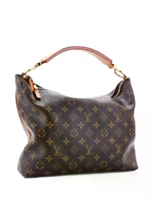 LOUIS VUITTON Sully Handbag Monogram Canvas Pm Hobo Bag