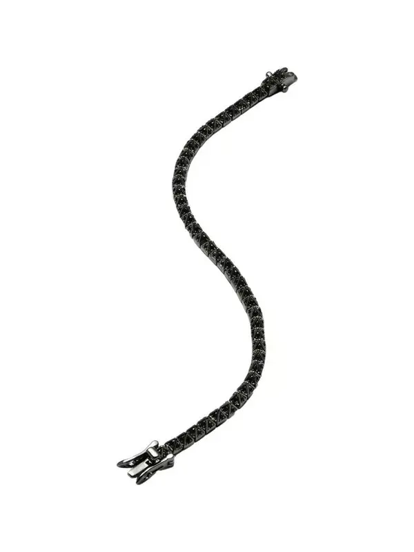 Eddie Borgo Pavé Pyramid Tennis Bracelet - Silver