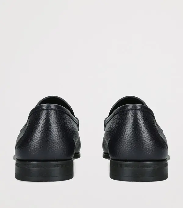 FERRAGAMO Leather Grandioso Loafers