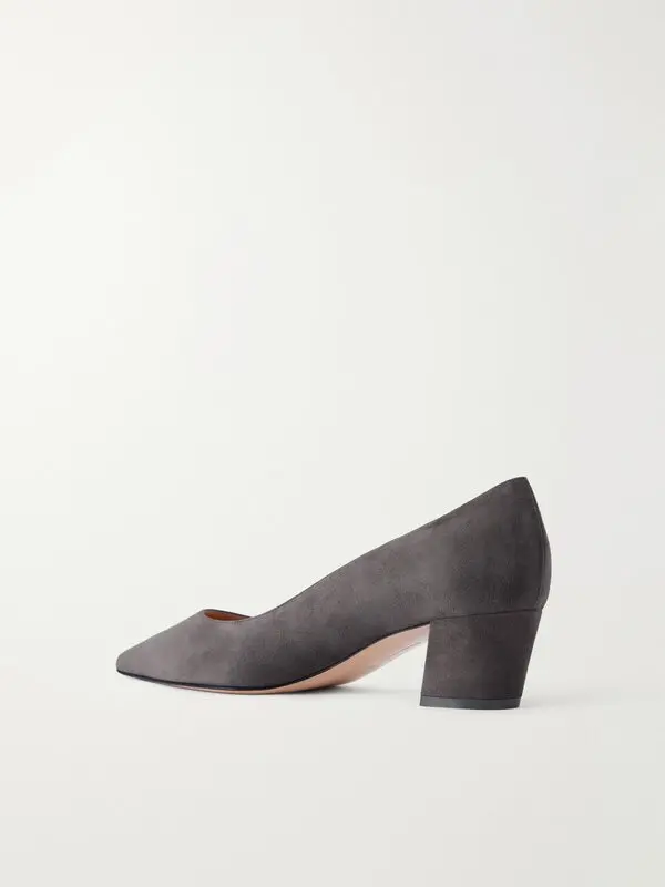 GIANVITO ROSSI New Piper 45 Suede Pumps