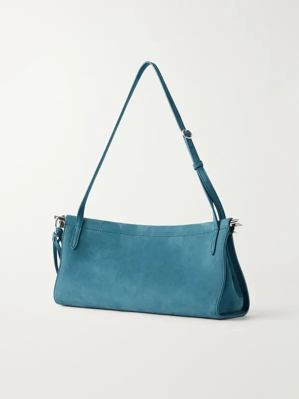 Alaïa Click Medium Nubuck Shoulder Bag