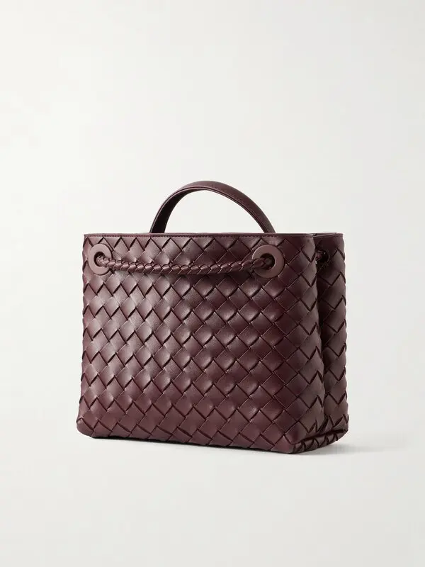 Bottega Veneta Andiamo Small Intrecciato Leather Top-handle Bag