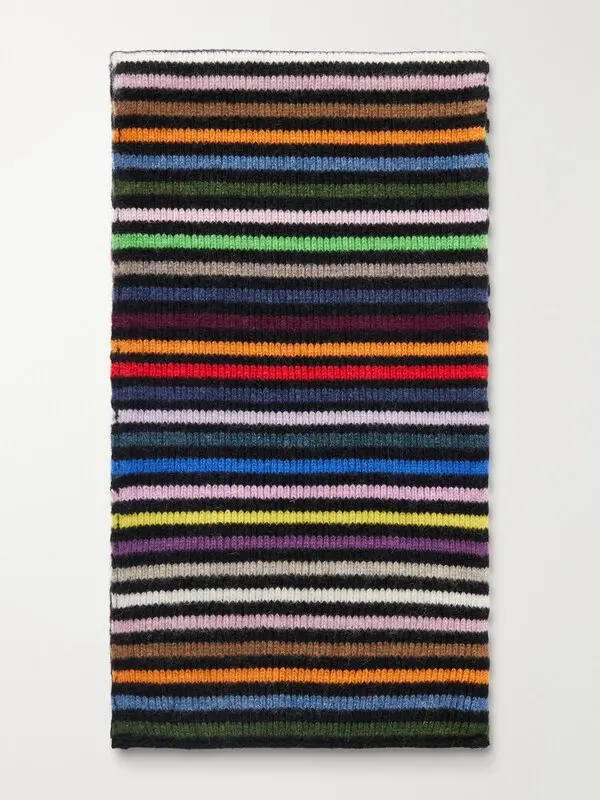 Suzie Kondi Soula Striped Cashmere Scarf - Multi