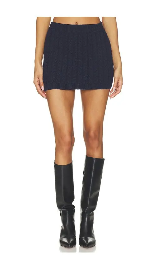 ALL THE WAYS Nikola Knit Mini Skirt Set