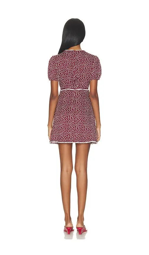 Good American The Woven V Neck Dress