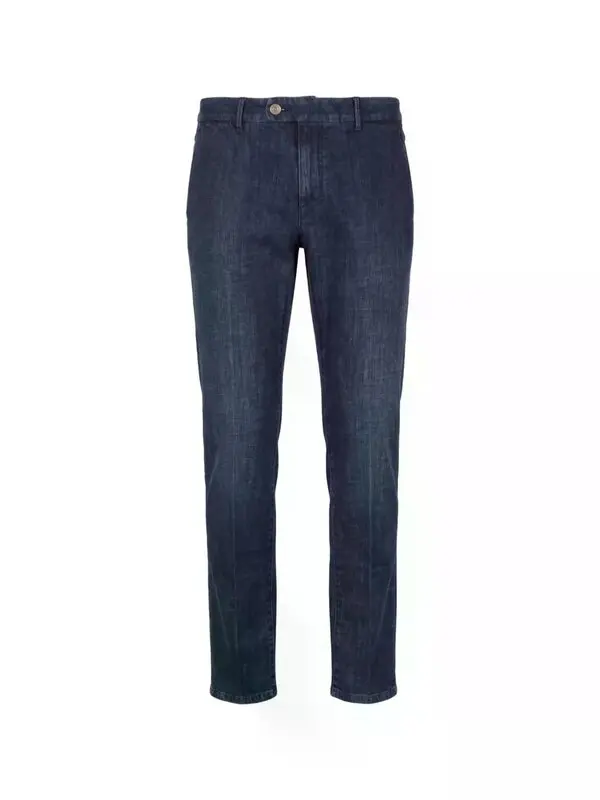 SLOWEAR Logo-patch Slim-cut Jeans