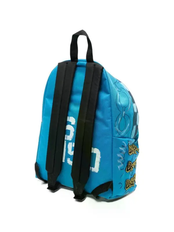 DAGGER X Eastpak Patch-detail Graffiti-print Backpack