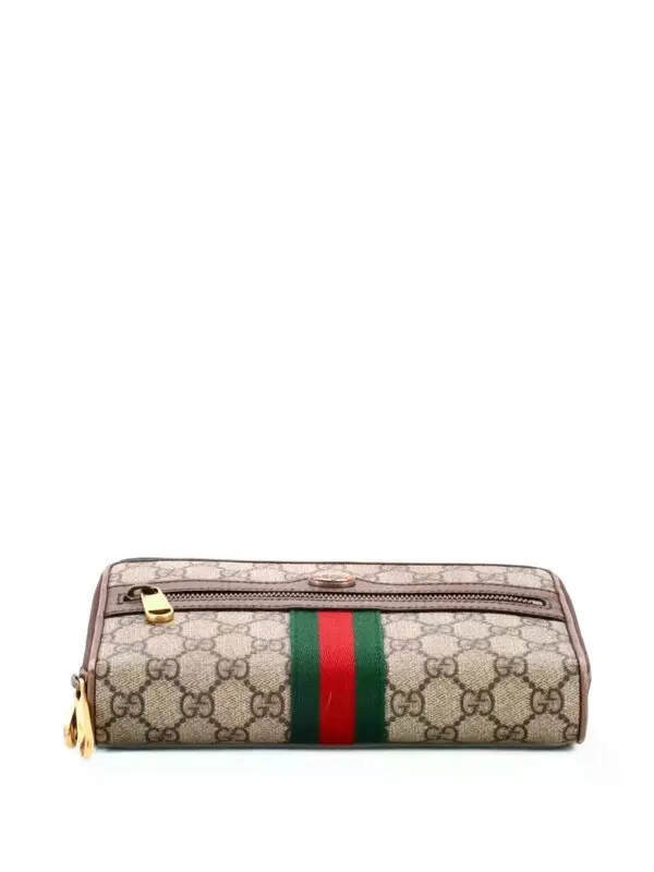Gucci Ophidia Double Zip Gg Coated Canvas Small Crossbody Bag
