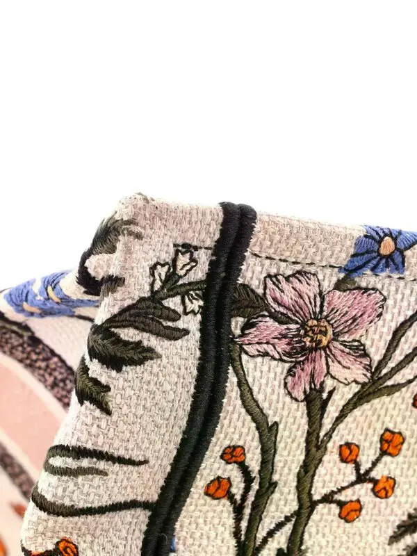 Dior Book Embroidered Canvas Medium Tote Bag