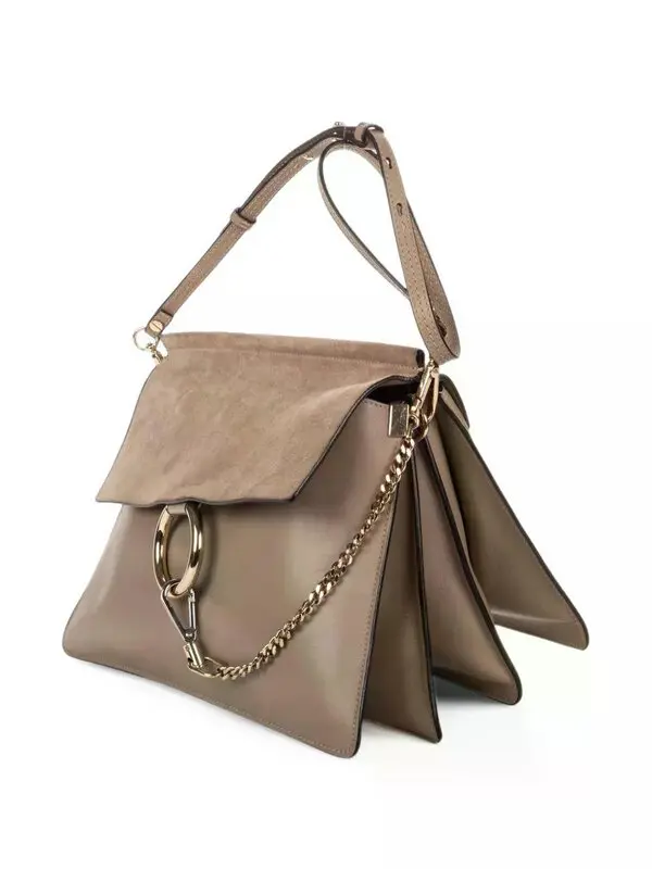 Chloé Faye Shoulder Bag - Grey