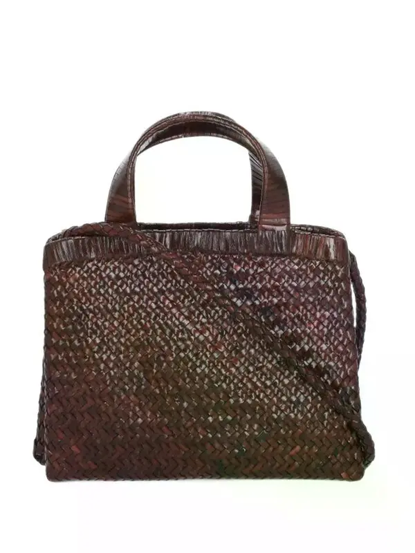 BULLY Torno Subito Braided Leather Shoulder Bag