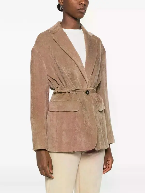 Brunello Cucinelli Belted Corduroy Jacket