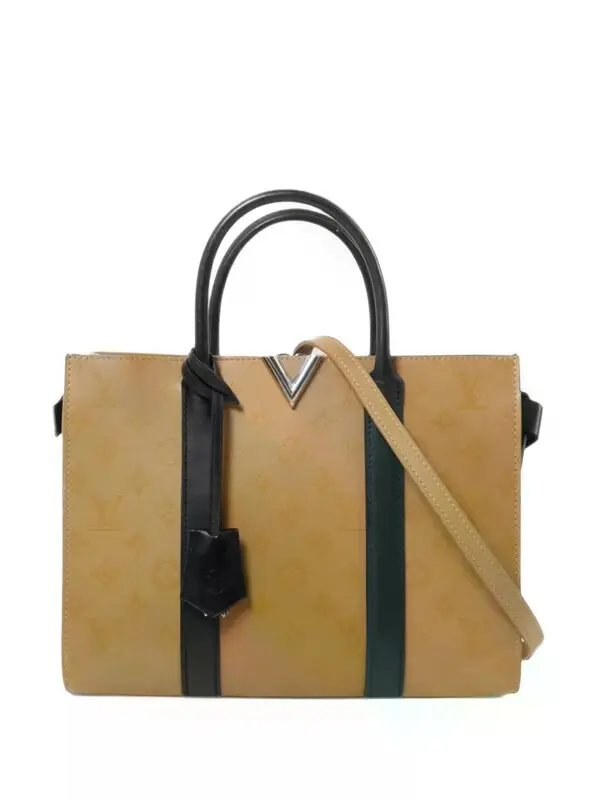 LOUIS VUITTON Mm Very Leather Tote Bag - Neutrals