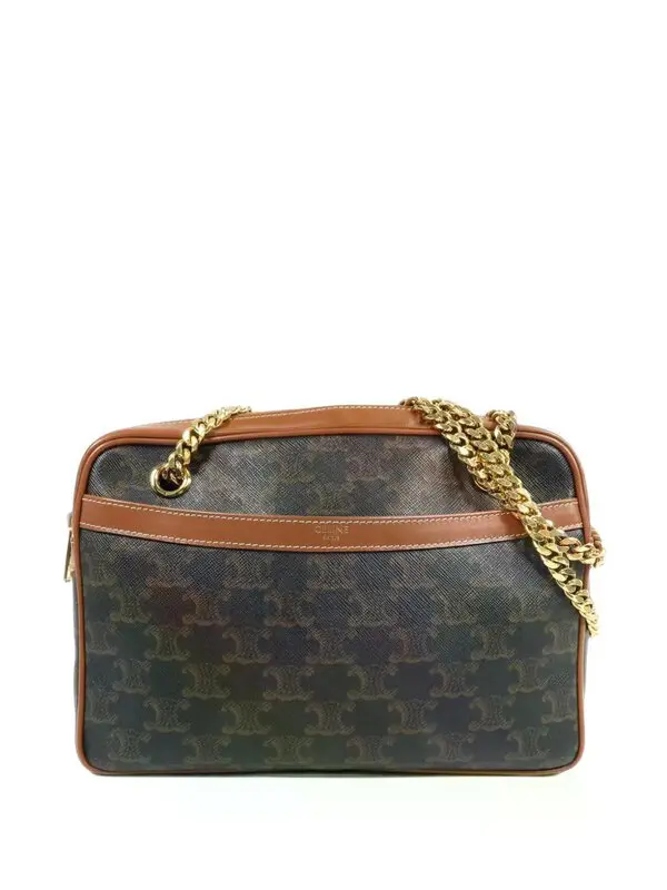 Celine Medium Patapans Chain Shoulder Bag - Brown