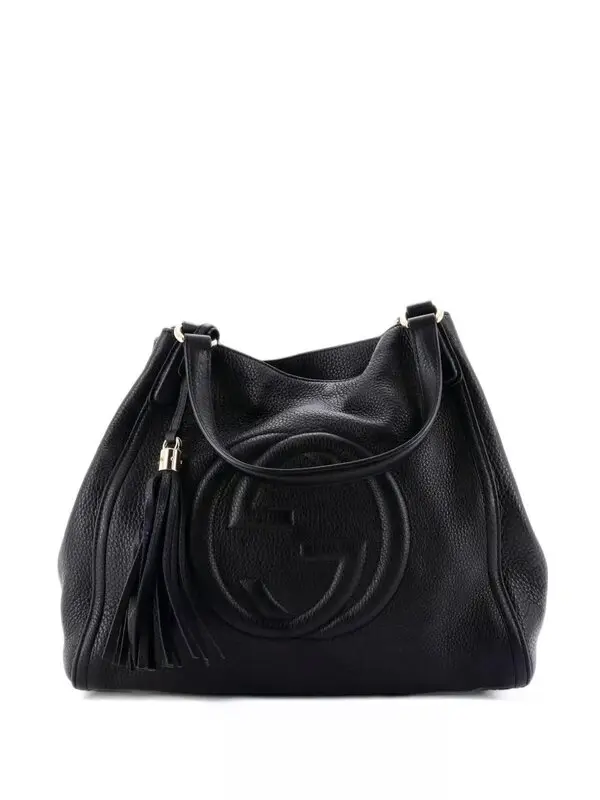 Gucci Soho Leather Medium Shoulder Bag - Black