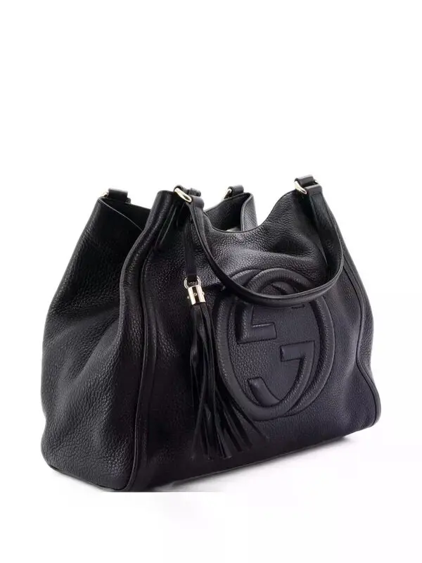 Gucci Soho Leather Medium Shoulder Bag - Black