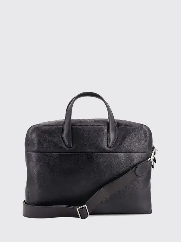Orciani Work Lagoon Briefcase In Calfskin With Removable Shoulder Strap