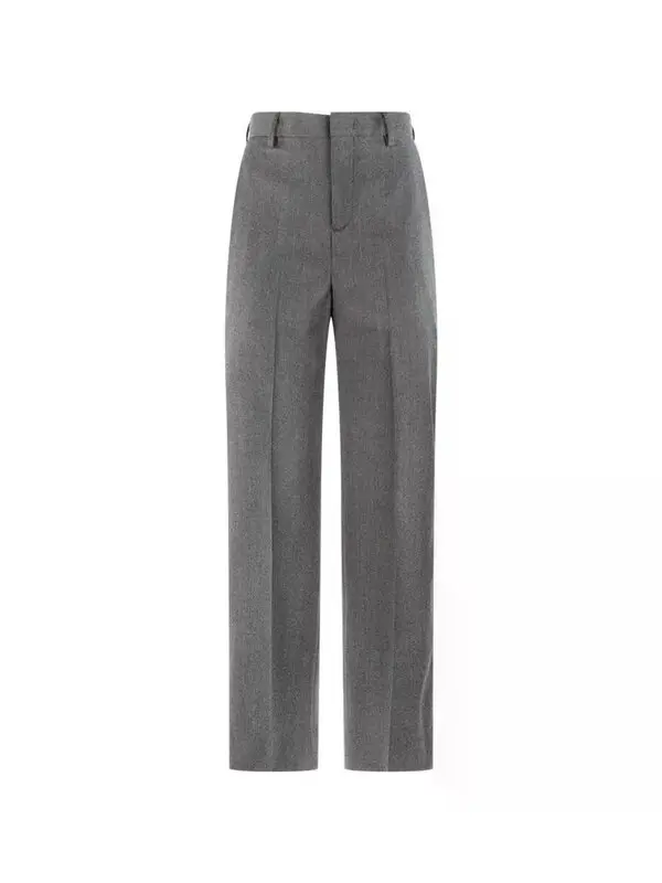 BRIGLIA 1949 Pressed-crease Tailored Trousers - Grey