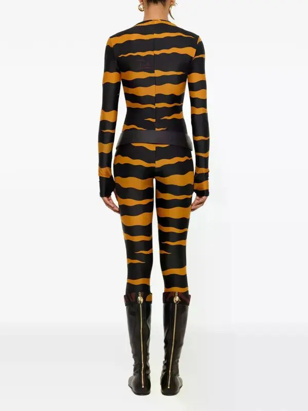 Emilio Pucci Fiamme-print Lycra Jumpsuit