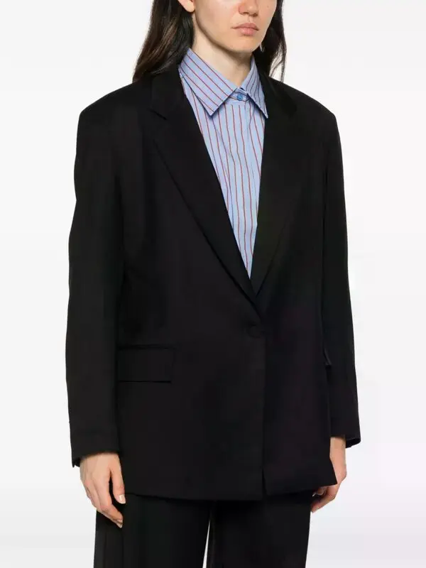 MARSEM Single-breasted Notched-lapels Blazer