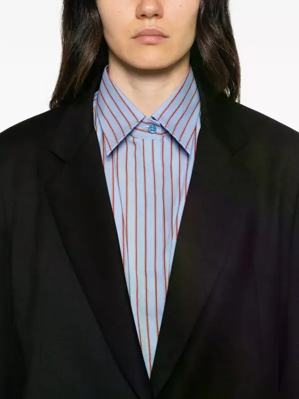 MARSEM Single-breasted Notched-lapels Blazer