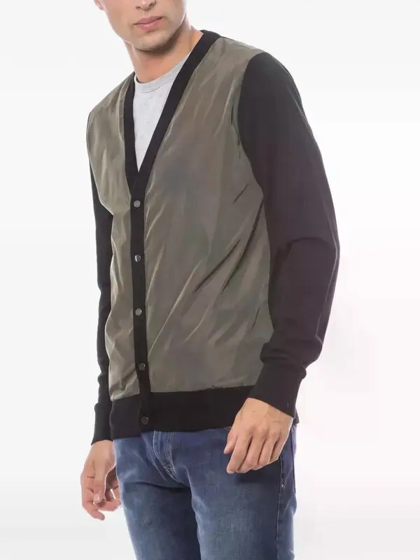 FERRI Tess Contrast-panel Cardigan
